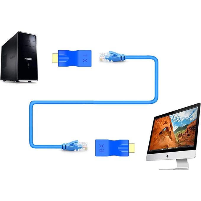 Best price for HDMI Extender Adapter, HDMI to RJ45 Ethernet Network ...