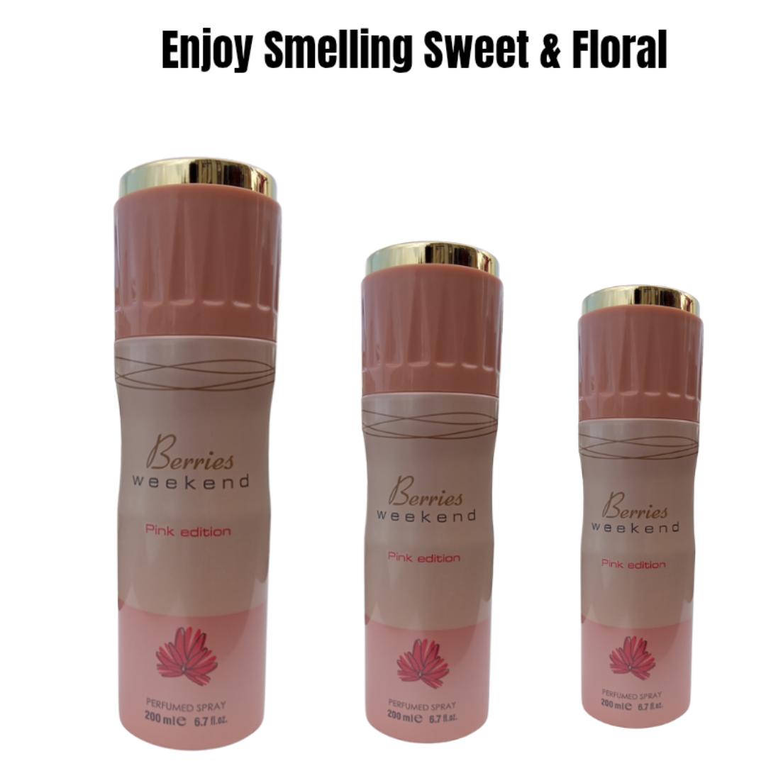 Best price for Berries weekend | Fragrance World Perfumed Body Spray ...