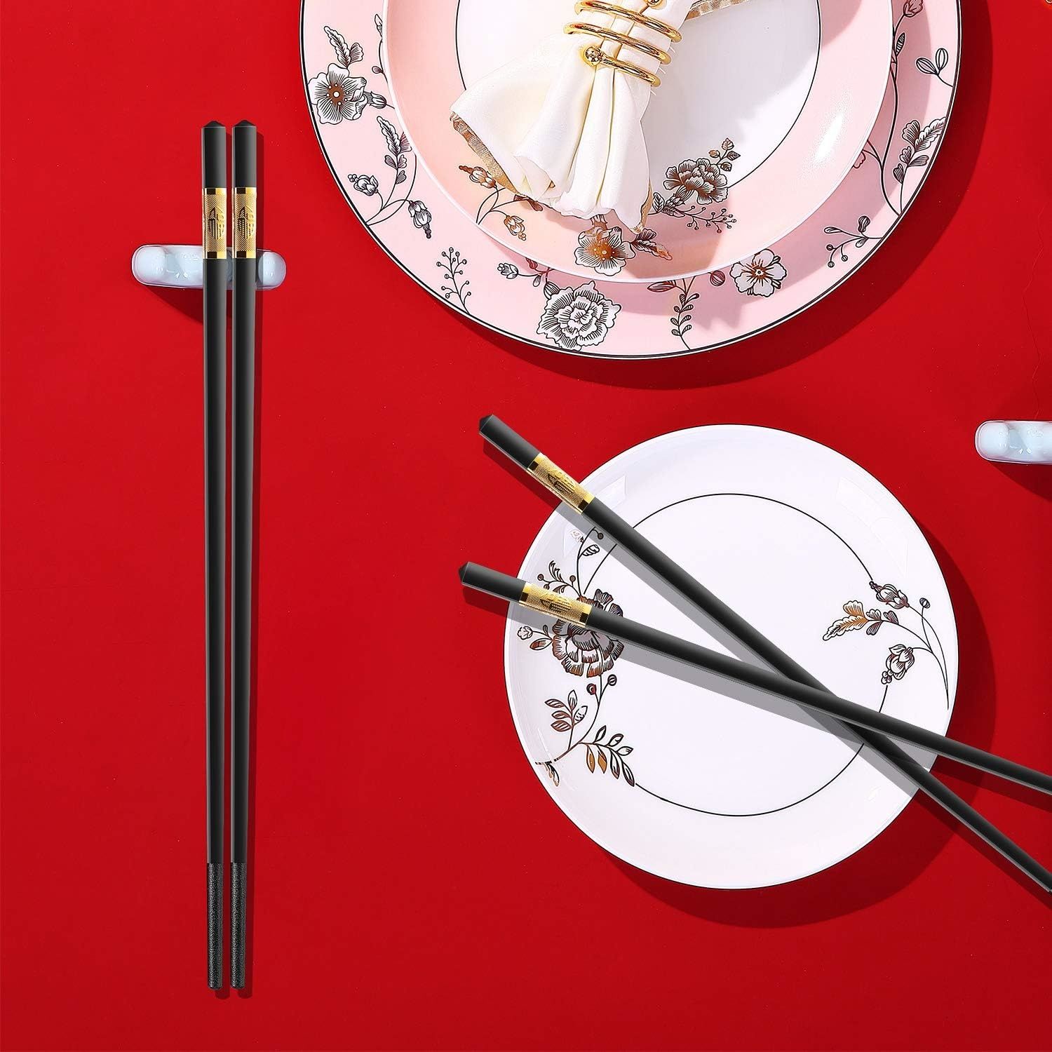 Best price for 10 Pairs Non-Slip Fiberglass Chopsticks, Reusable ...