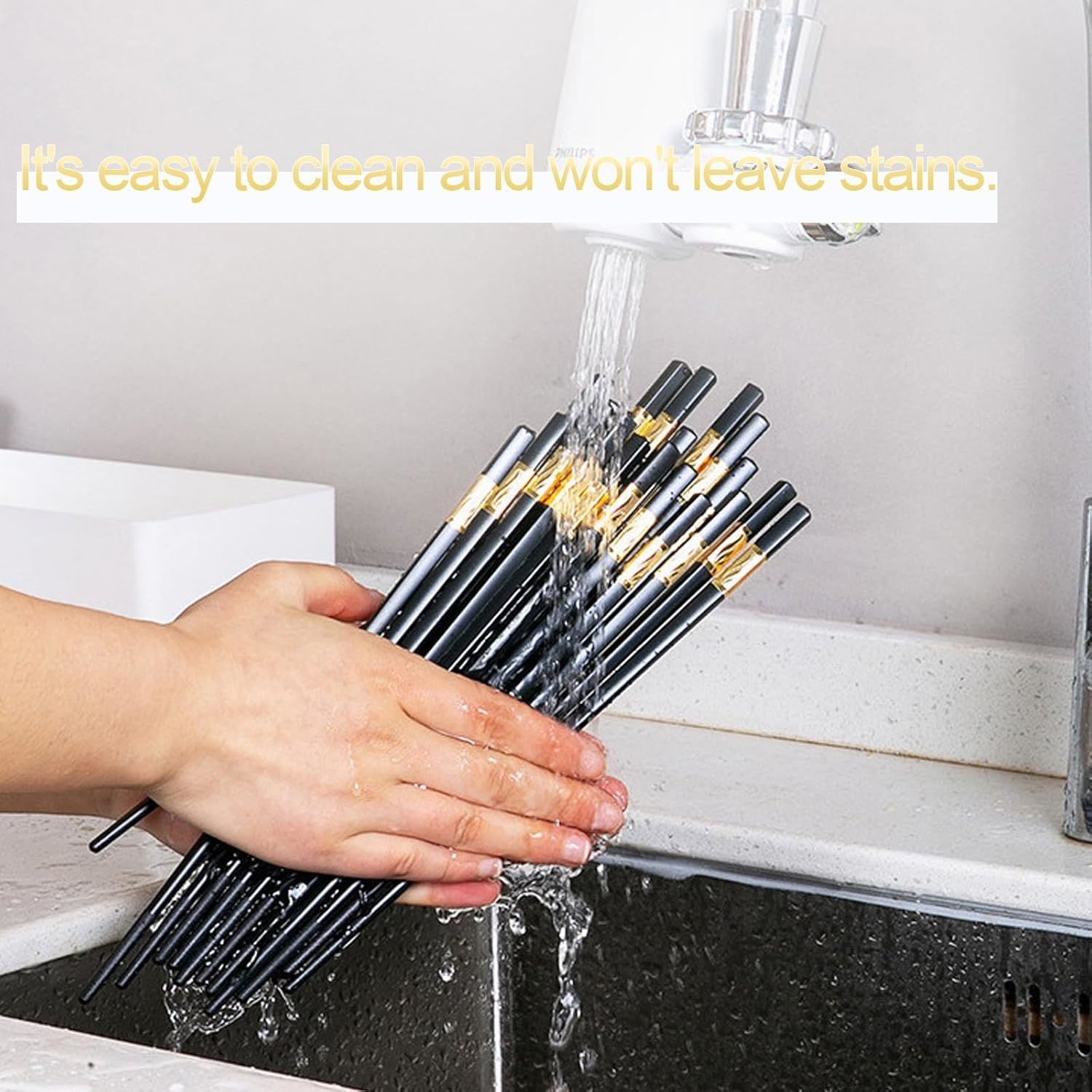 Best price for 10 Pairs Non-Slip Fiberglass Chopsticks, Reusable ...
