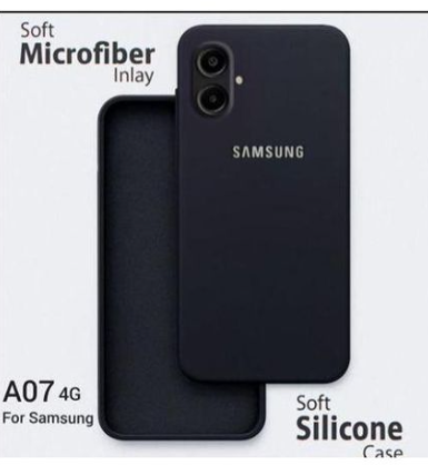 Best price for Samsung Galaxy A07 Cover Black Original Premium Silicone ...