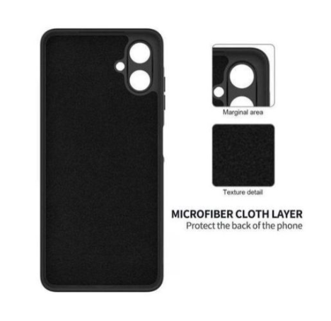 Best price for Samsung Galaxy A07 Cover Black Original Premium Silicone ...