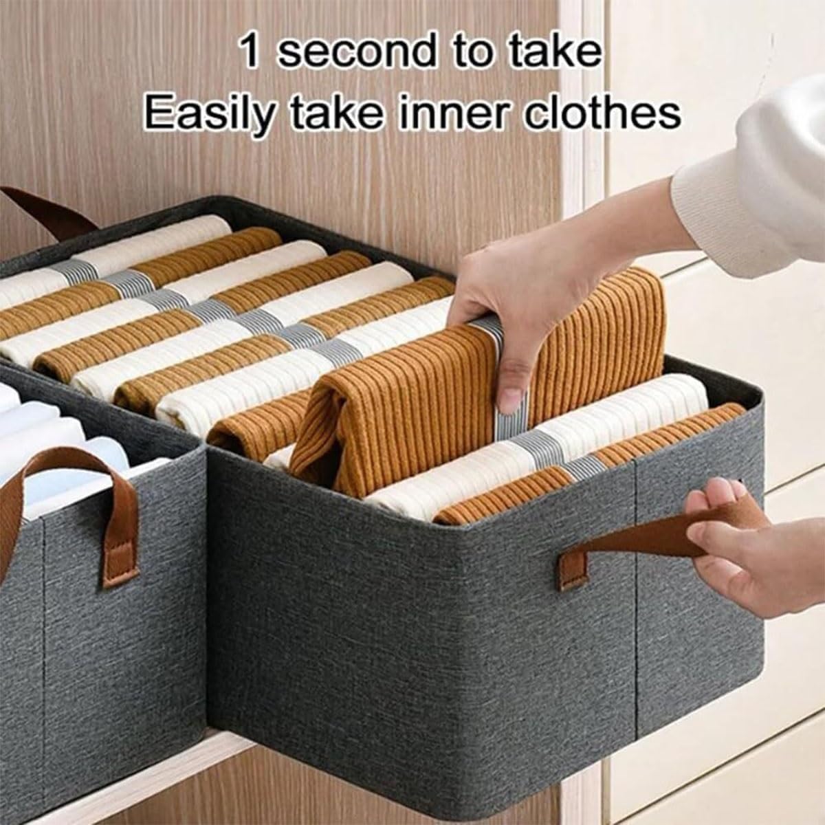 Best price for Foldable Wardrobe Organizer with Durable Handle, Stuff ...