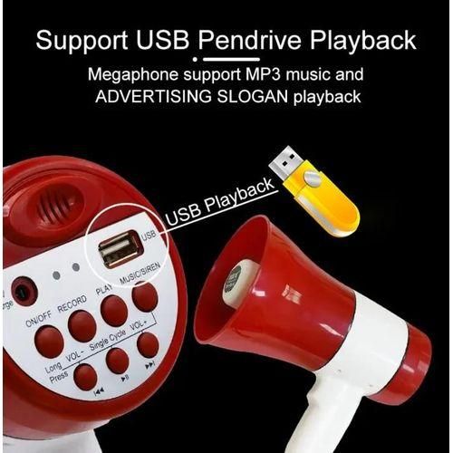 Best price for Handheld Megaphone With Loud Speaker, Recorder USB ...