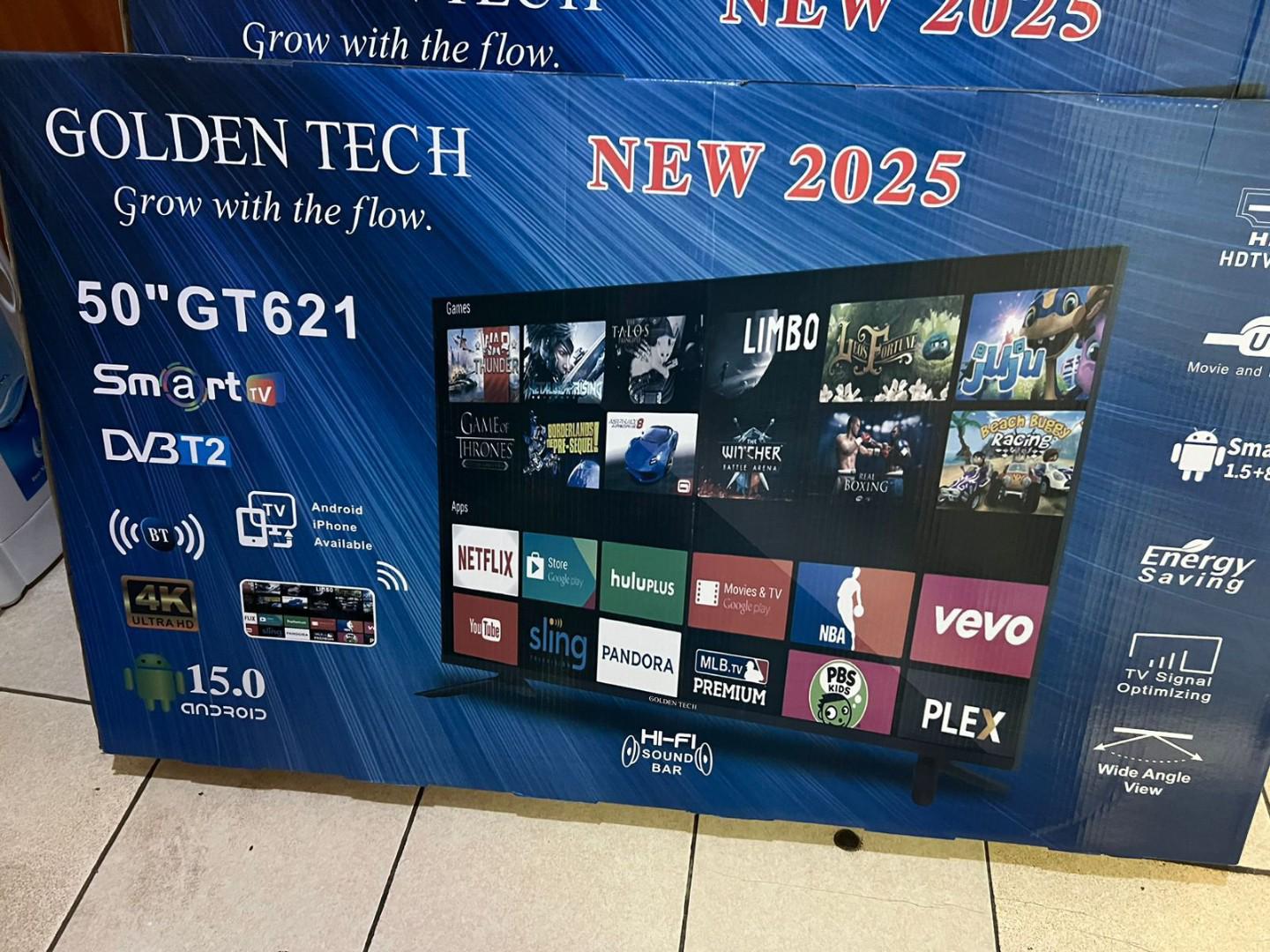 Best price for Golden Tech 50-inch Smart TV frameless LED display, 4K ...
