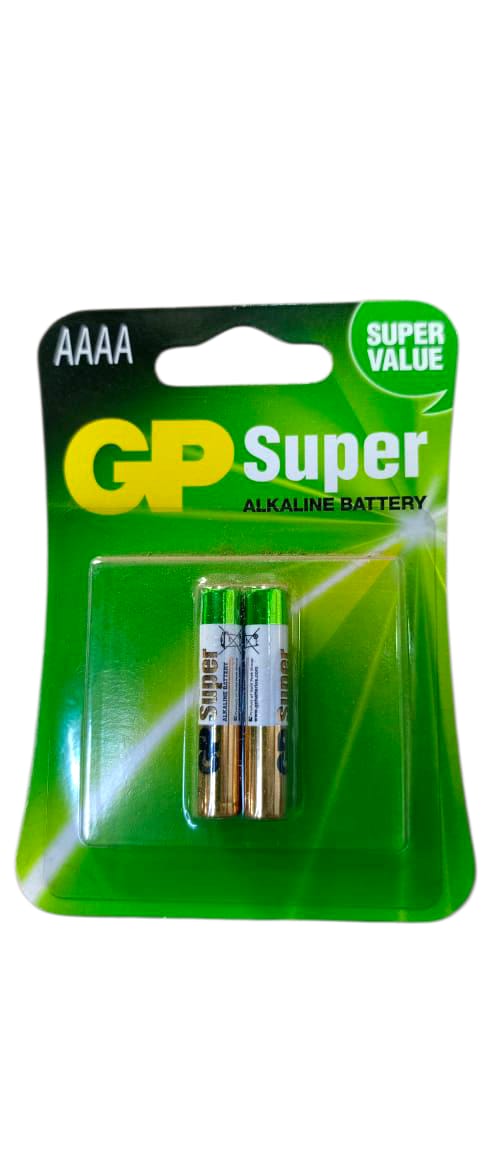 Best price for GP SUPER ALKALINE BATTERY AAAA 2PK (FOUR AAAA'S BATTERY ...