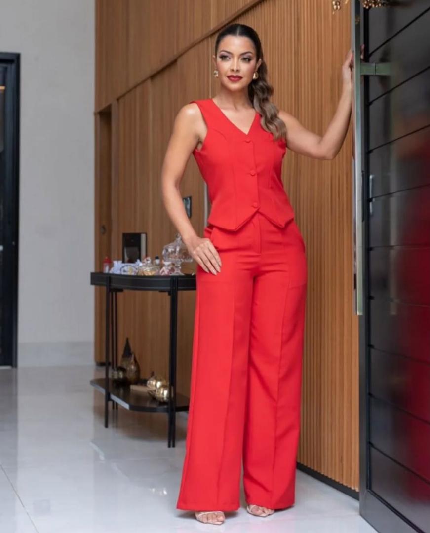 Best price for classy ladies official suit Clothing Color-Red Aldult ...