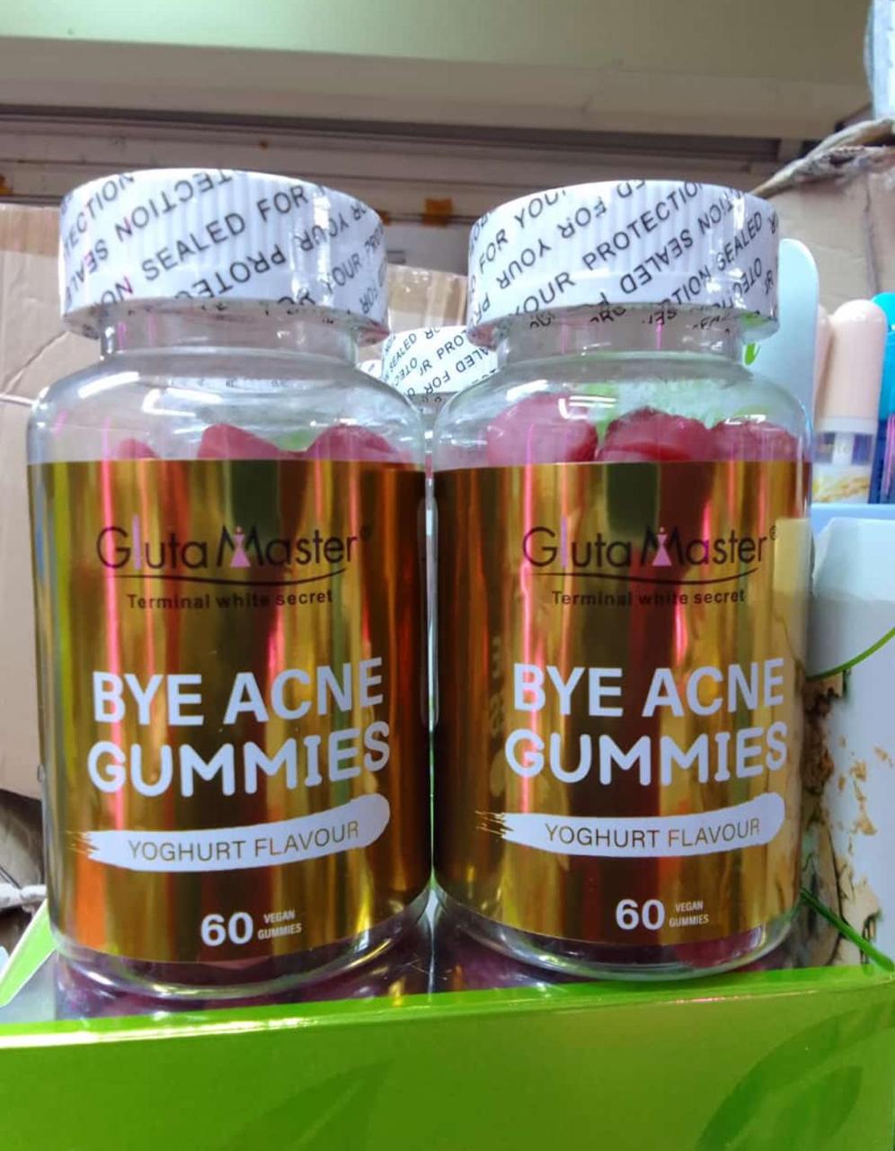 Best price for GLUTA MASTER Terminal white secret BYE ACNE Gummies For ...