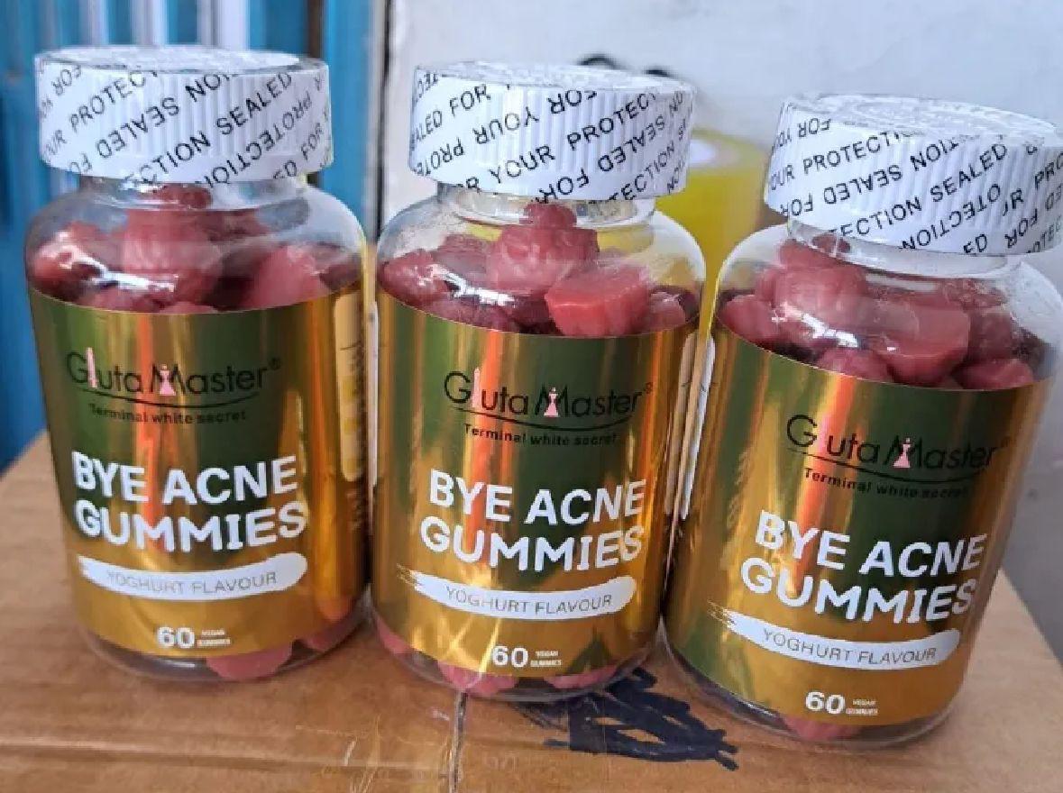 Best price for GLUTA MASTER Terminal white secret BYE ACNE Gummies For ...