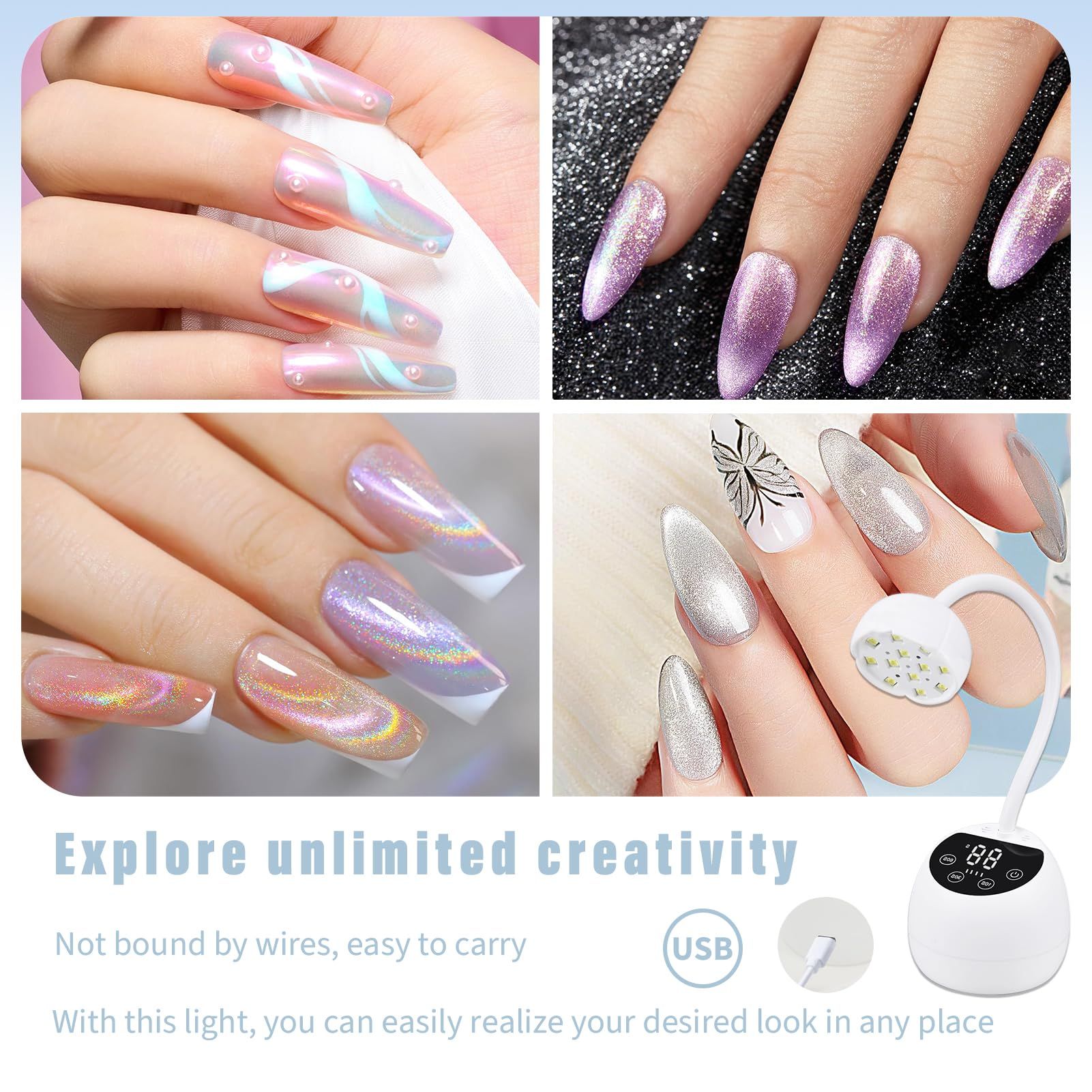 Best price for Mini UV Nail Lamp with Smart Auto Sensor and Display, 12 ...