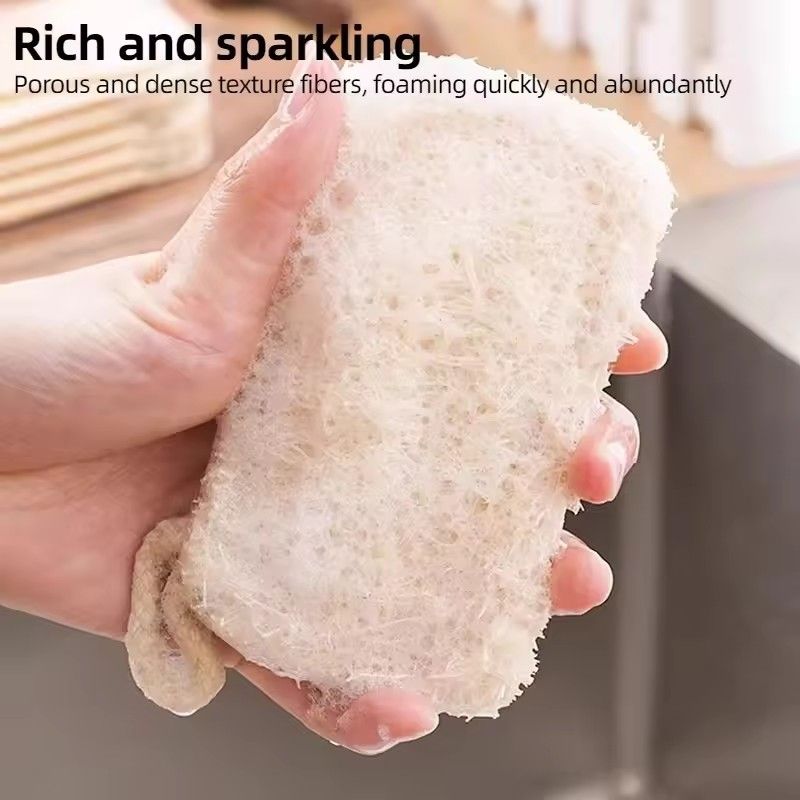 Best price for 1PC loofah brush pan dishwashing cloth, natural ...
