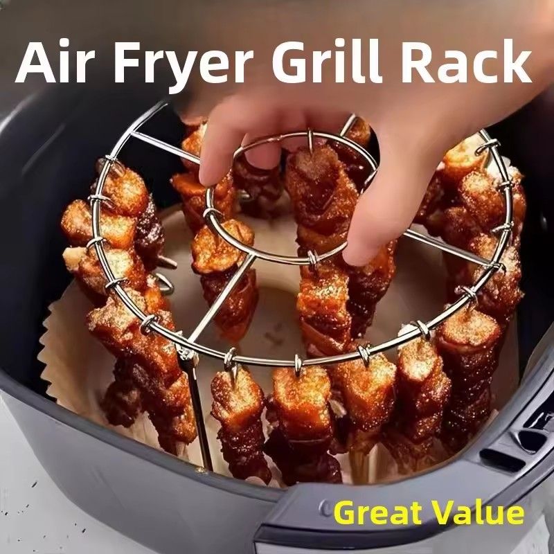 Best price for 1pc Stainless Steel Vertical Grill Rack String Grill ...