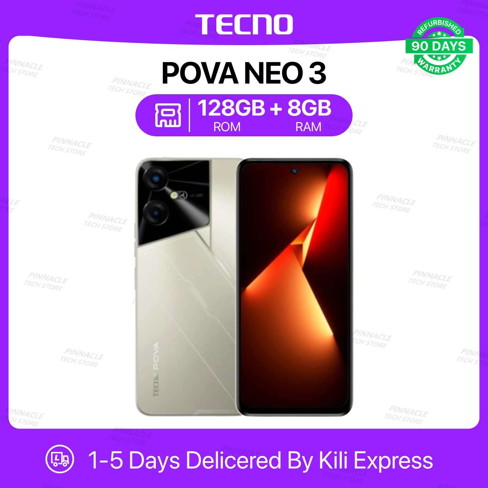 Best price for Refurbished Tecno POVA Neo 3 8GB RAM+ 128GB ROM 6.82 ...