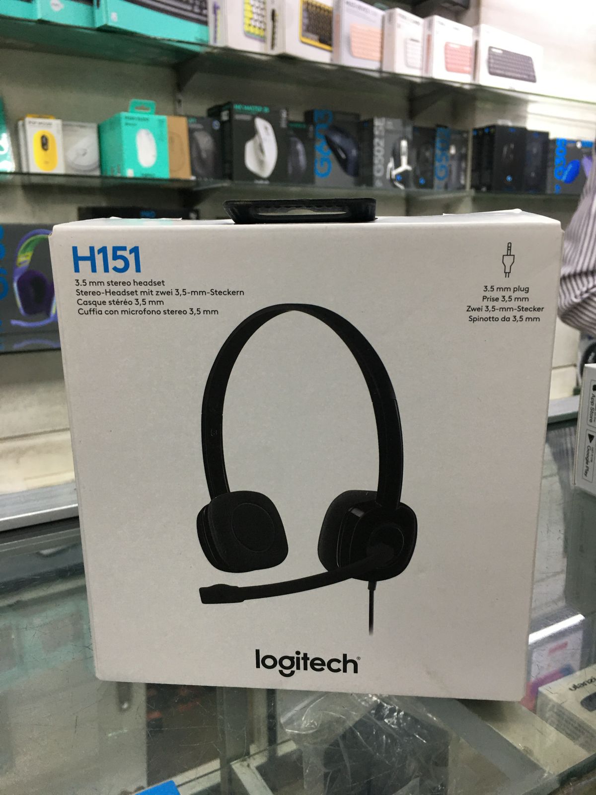 Best price for LOGITECH H151 JACKPIN HEADSET Color-Black 1001520312