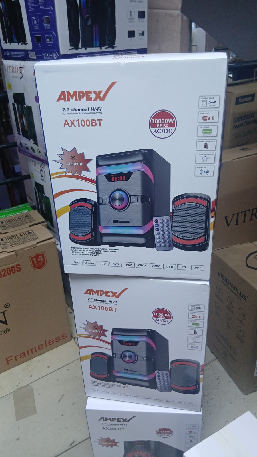 Best price for AMPEX AX100BT SUB WOOFER SPEAKER SYSTEM Color-Black ...