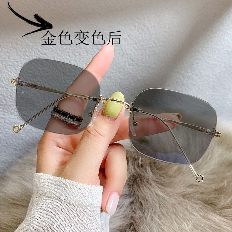 Best price for Eyewear New Fashion Rectangle Unisex Spectacle Rimless ...