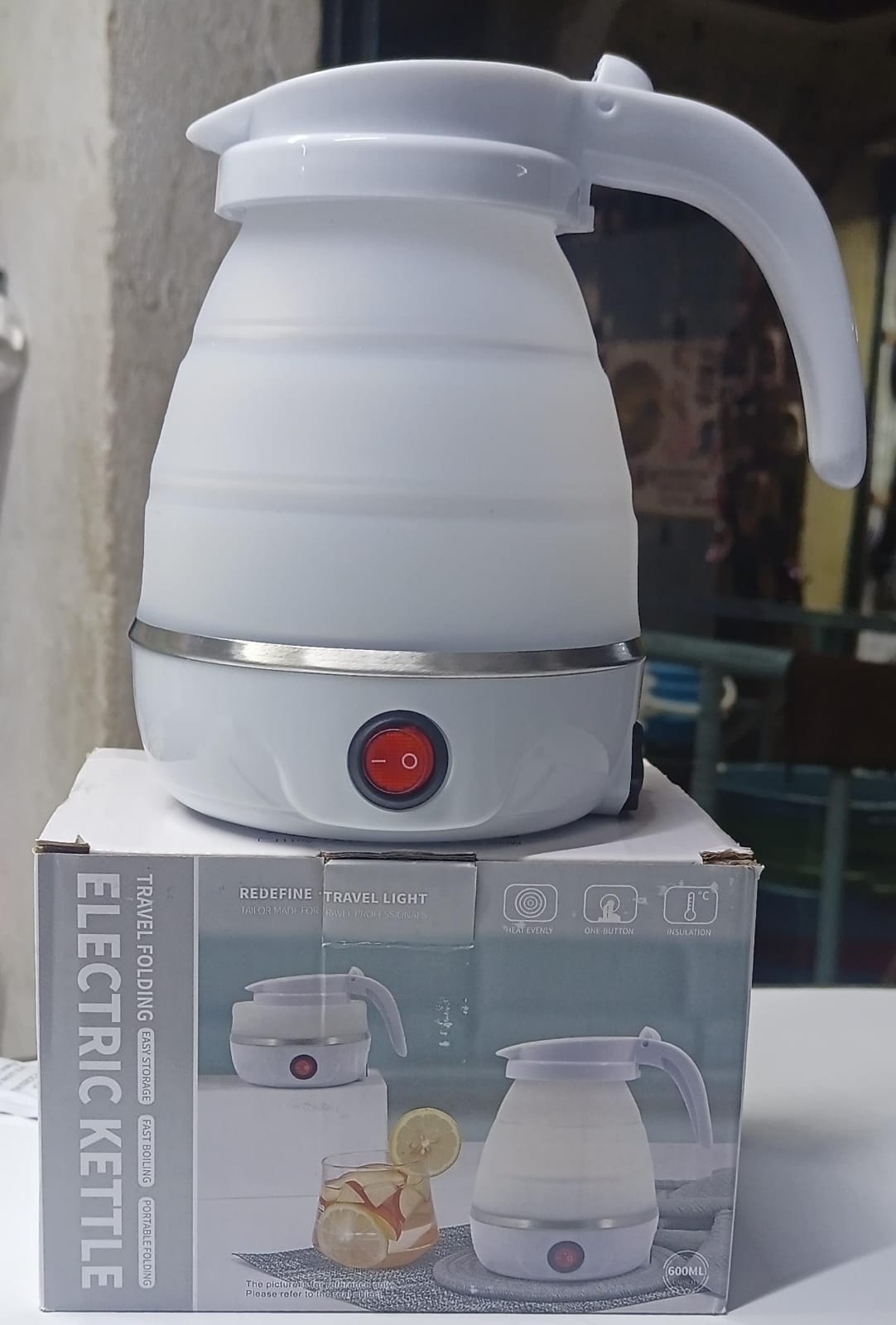 Best price for Portable Foldable Collapsible Electric Travel Kettle ...