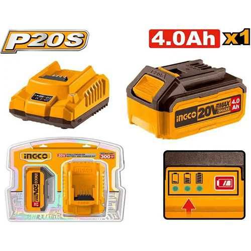 Best price for Ingco FBCPK1214 P20S Lithium-Ion battery and charger kit ...