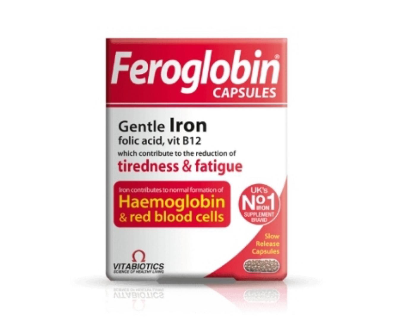 Best price for VITABIOTICS FEROGLOBIN CAPSULES Gentle Iron folic acid ...