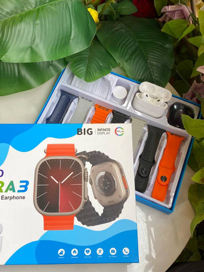 Best price for TB400 Ultra 3 Smart Watch + Wireless Earphones with 7 ...