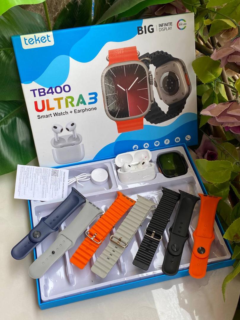 Best price for TB400 Ultra 3 Smart Watch + Wireless Earphones with 7 ...