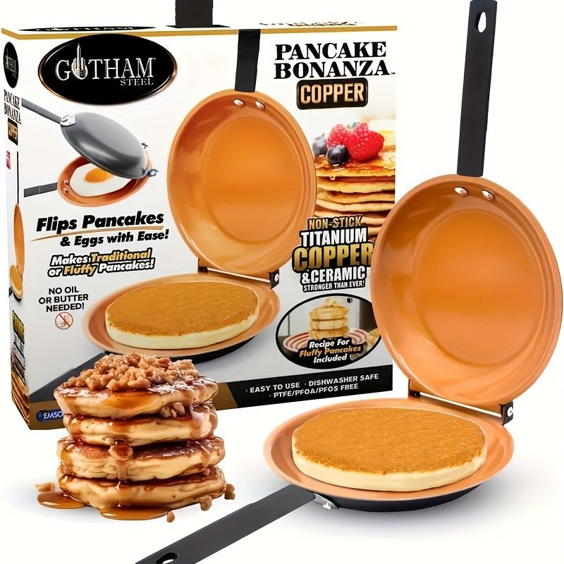 Best price for Double-Sided Pancake Pan - Non-Stick Copper Titanium ...
