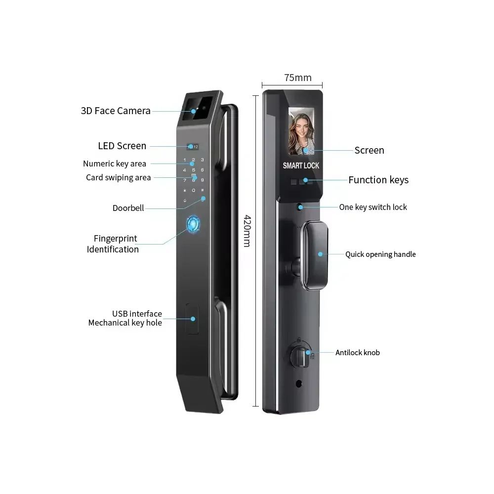 Best price for 3D Face Recognition WIFI Electric Automatic Camera ...