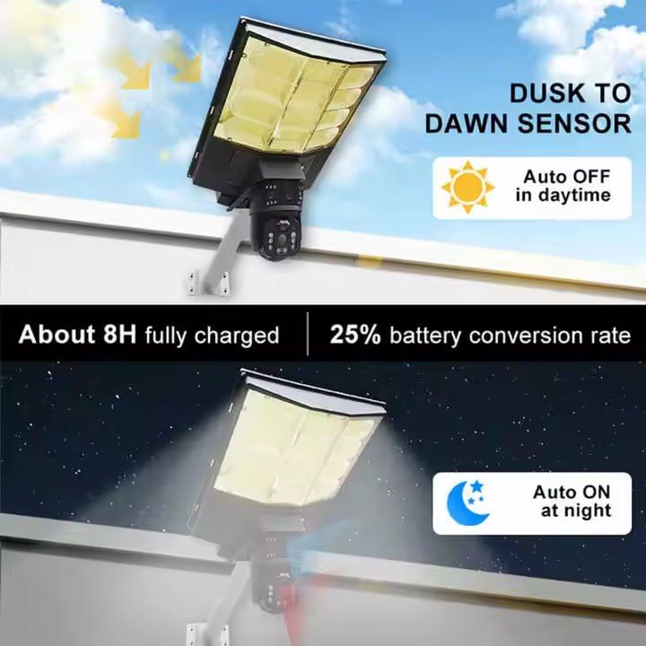 Best price for New 2-in-1 2025 V380pro 4K Outdoor Solar Camera Street ...