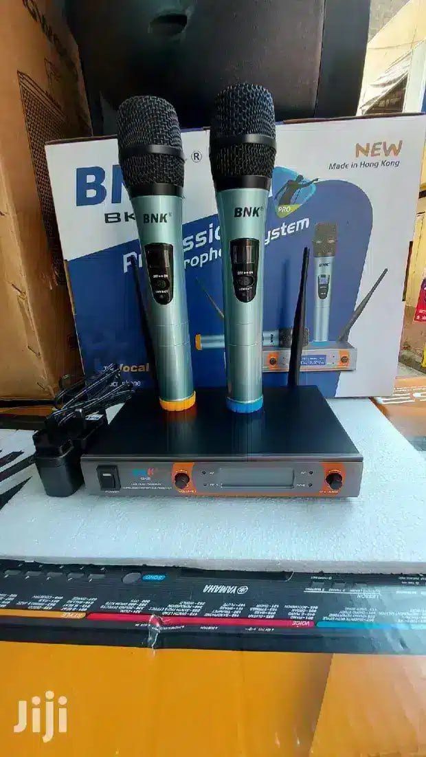 Best price for BNK BK-9 Dual Channel UHF Wireless Microphone Set Public ...