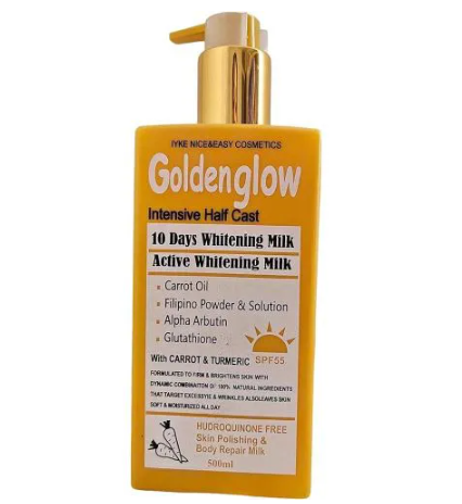 Best price for Golden Glow Intensive Half Cast 10 Days Brightening Milk ...