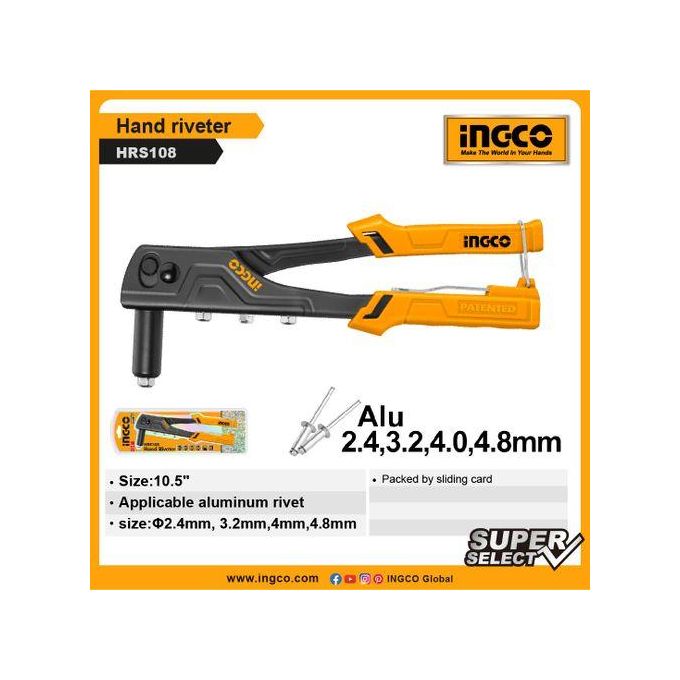 Best price for Ingco Hand Riveter 10.5" Heavy Duty Professional Hand ...