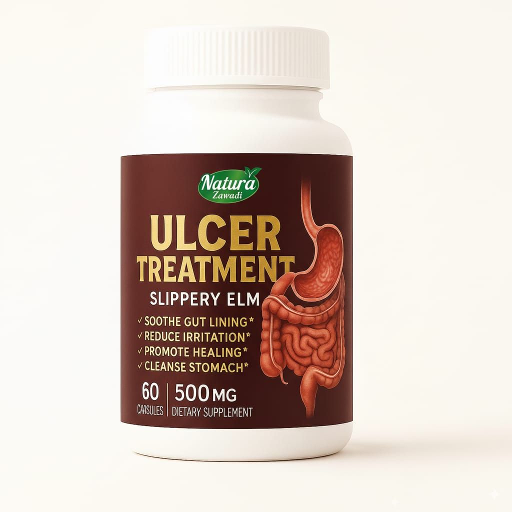 Best price for Slippery elm capsules for gut health Color-60 capsules ...