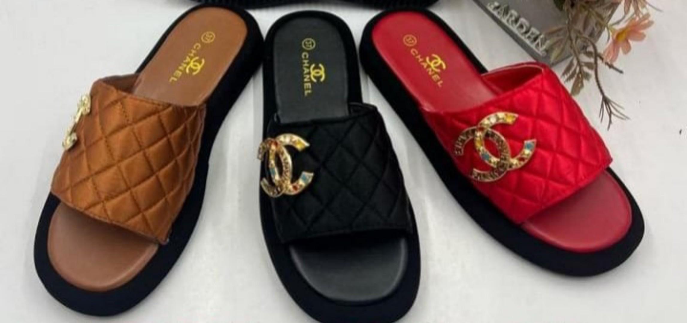 Best price for Lux Quilted Designer-Inspired Comfort Slides for Women ...