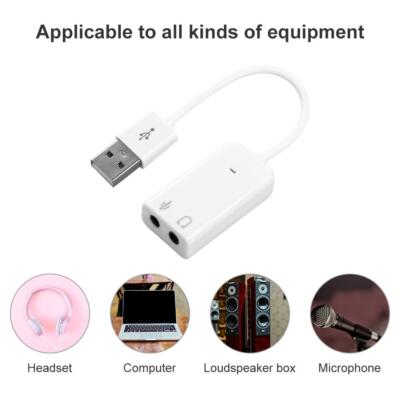 Best price for USB External Mini Sound Card Adapter – USB to 3.5mm ...