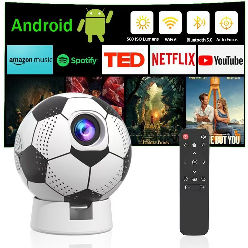 Best price for Portable Android Smart Projector 1080P 4K Auto Focus ...