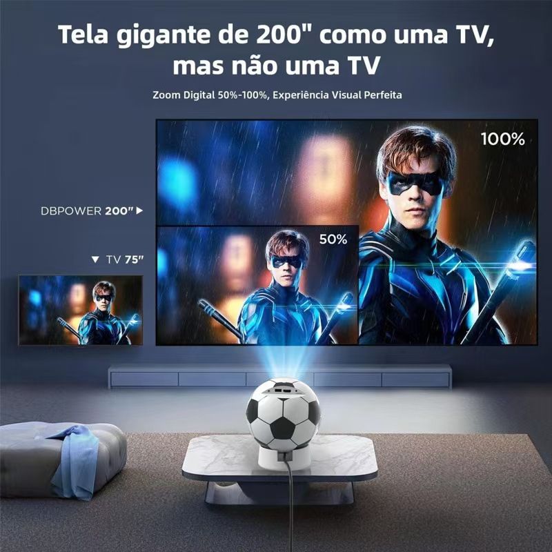 Best price for Portable Android Smart Projector 1080P 4K Auto Focus ...