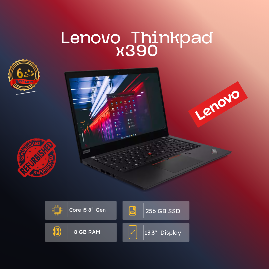 Best price for LENOVO THINKPAD X390 WITH INTEL CORE I5 8TH GEN, 8GB RAM ...