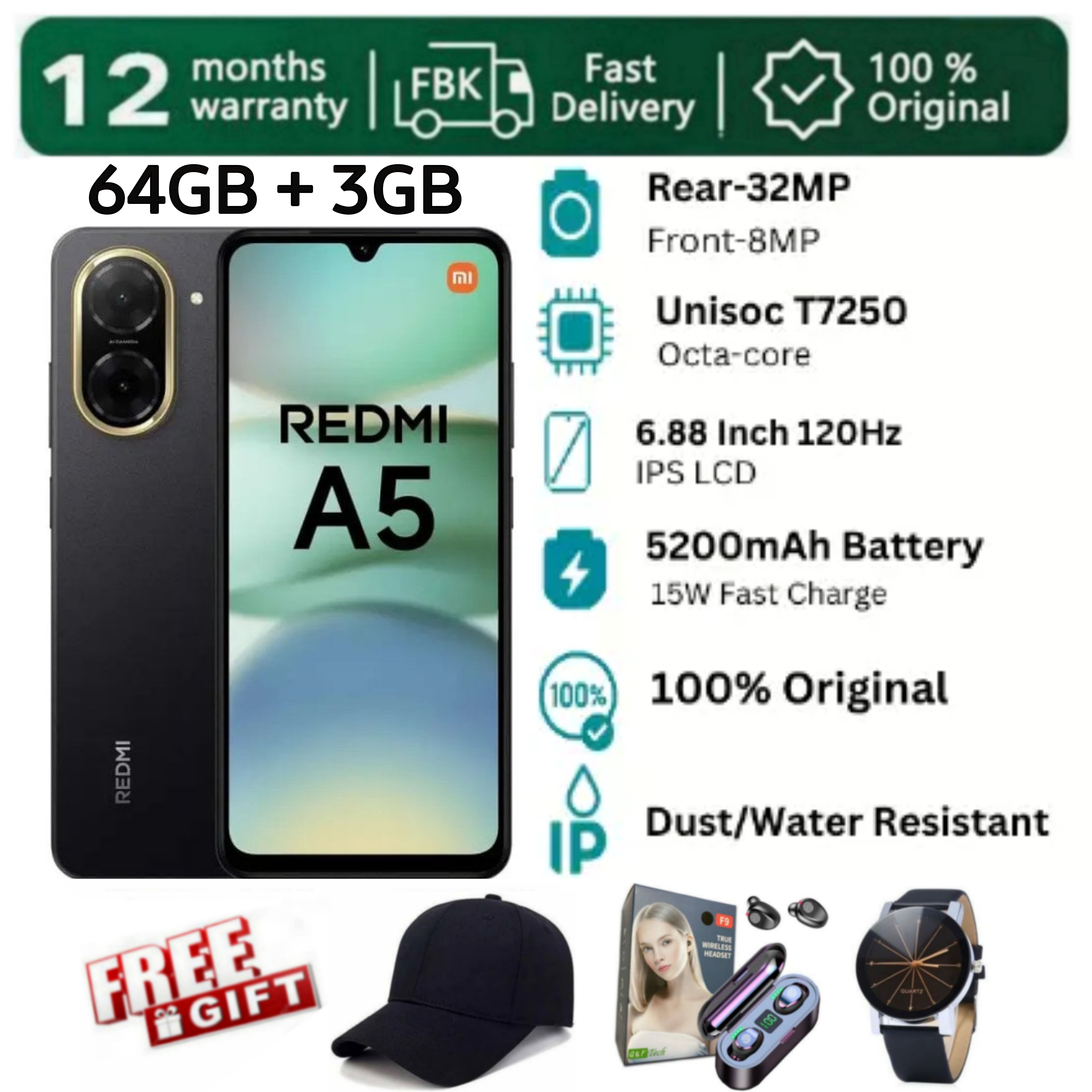 Best price for [SUPER DEALS!!!] XIAOMI Redmi A5 6.88" Display 3GB RAM ...