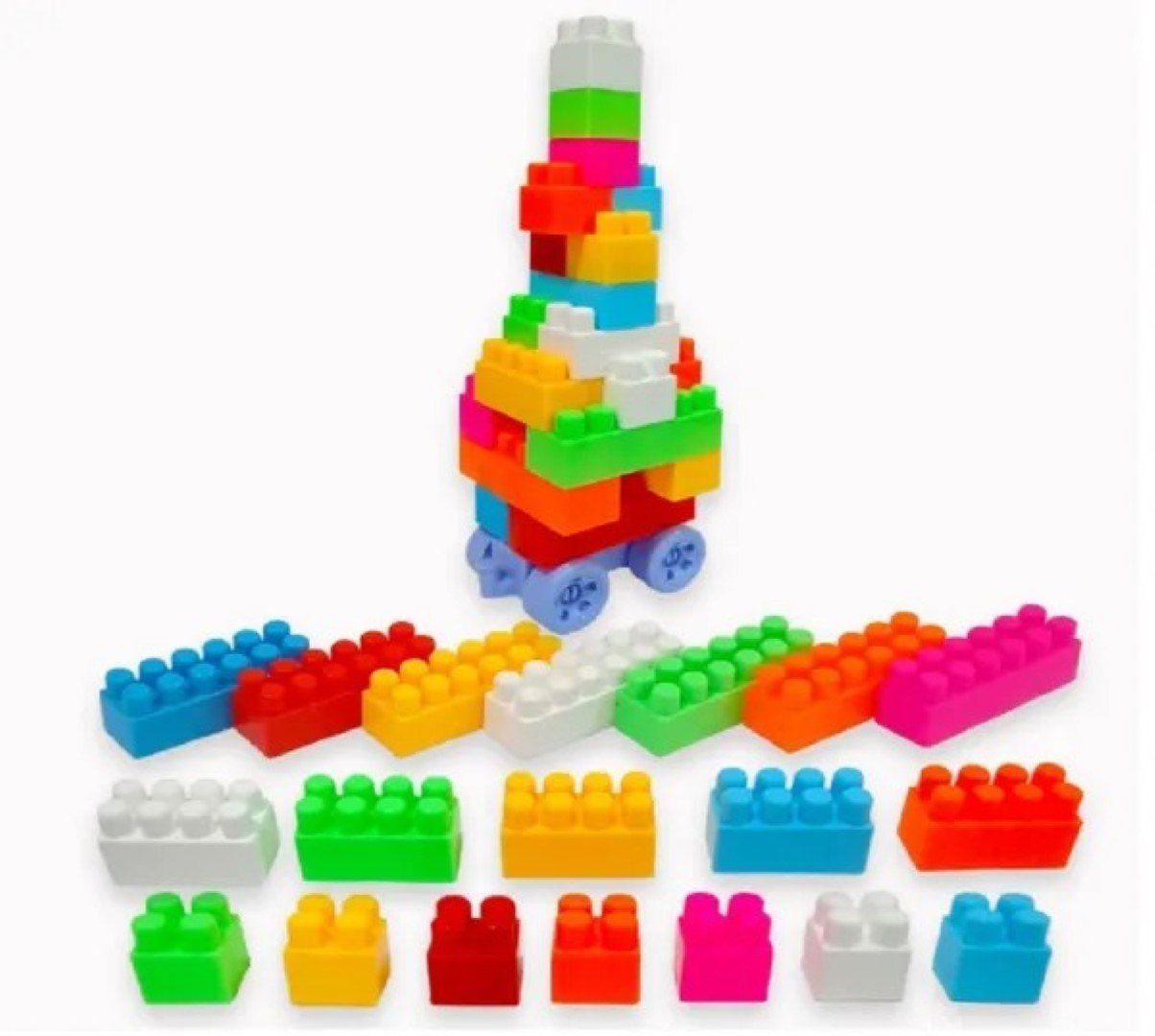 Best price for Kids blocks 130 pieces this toy is ideal as a kid's toy ...