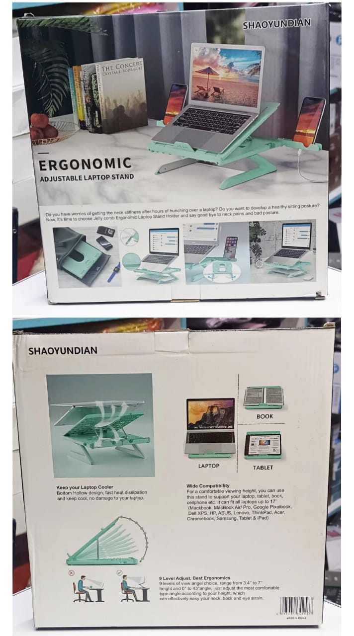 Best price for Ergonomic adjustable laptop stand Say goodbye to neck ...