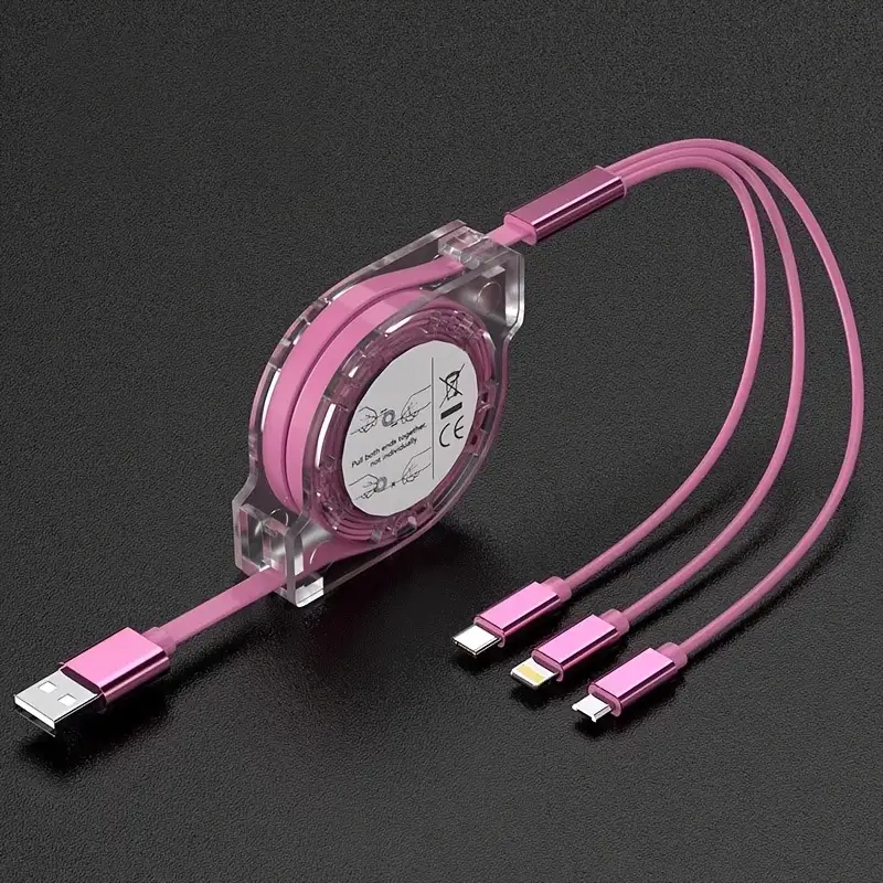 Best price for 1Pc 3in 1 Multiple Charger Cable Charging Cable ...