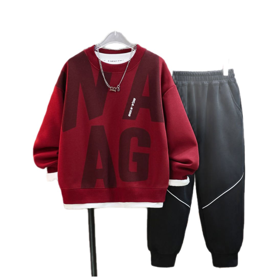 Best price for Boys' Autumn 2-Piece Casual Active Wear Set - Sweatshirt ...