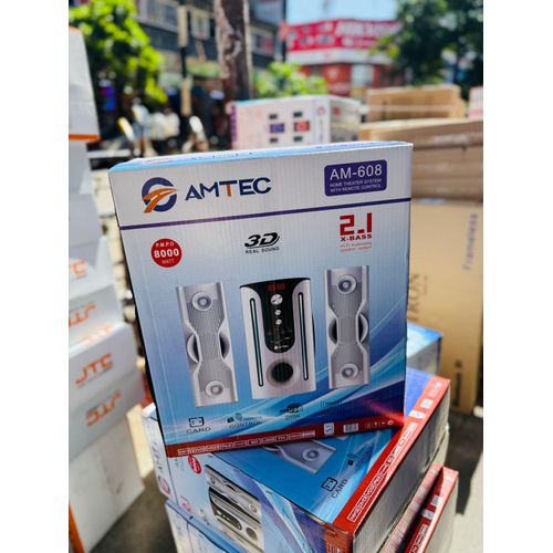 Best price for Share this product Amtec AM-608 2.1Ch Multimedia Speaker System BT/USB/FM RADIO ...