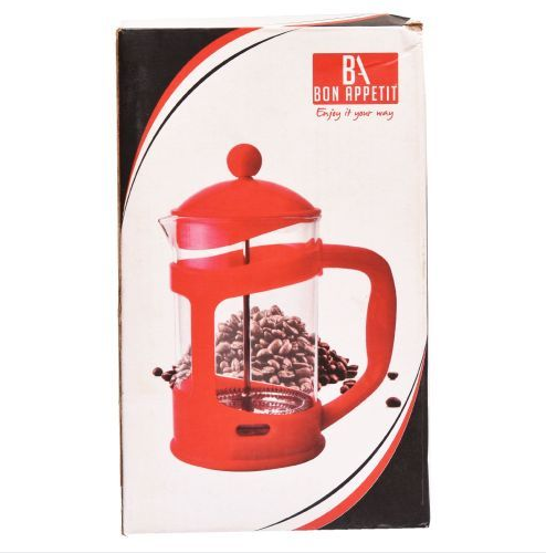 Best price for Bon Appetit 350ML Red French Press Tea Coffee Maker ...
