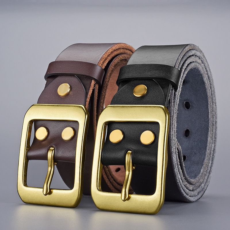 Best price for Wash Thickened Vintage Frosted Head Layer Cowhide Belt ...