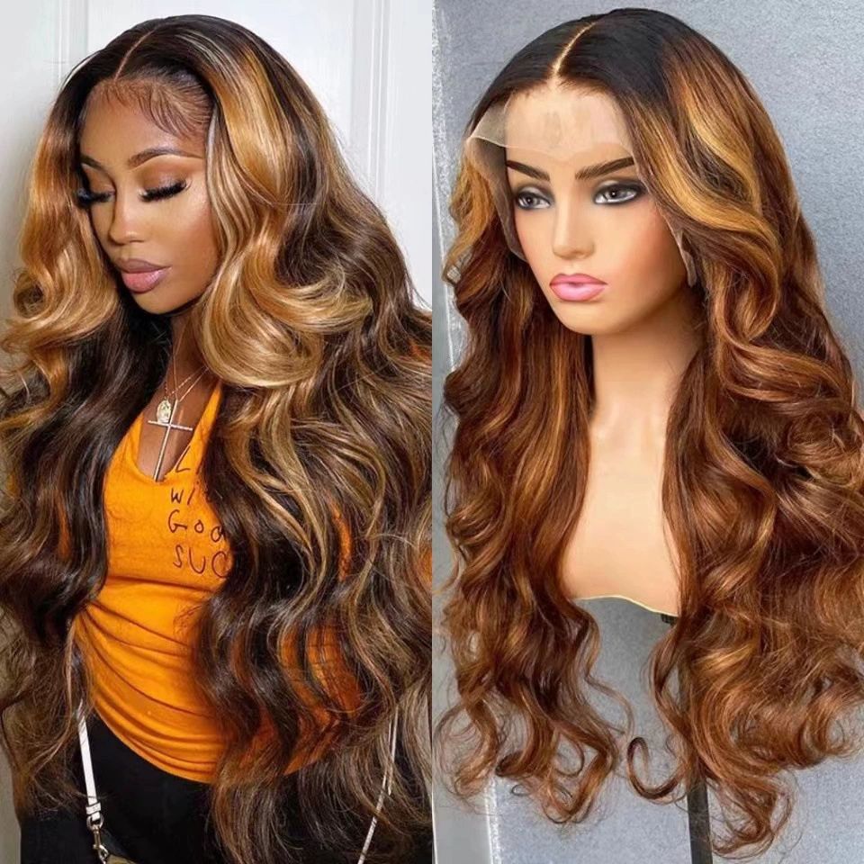 Best price for 26 Inch Ombre Lace Front Women Wig Pre Made ...