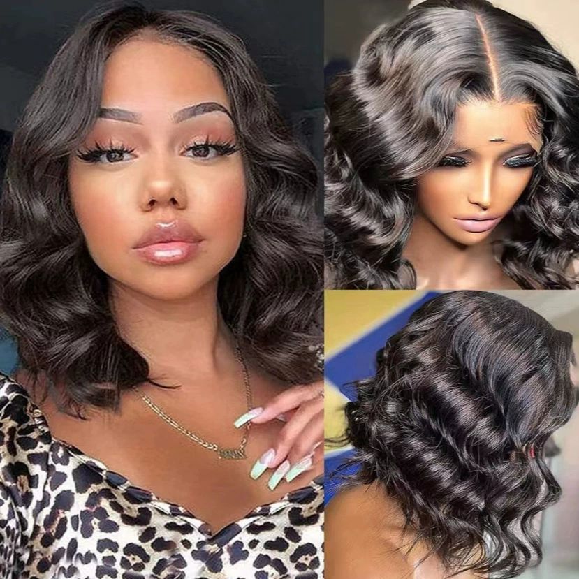Best price for Bob Wigs Loose Deep Body Wave Women Wig 4x4 Glueless ...