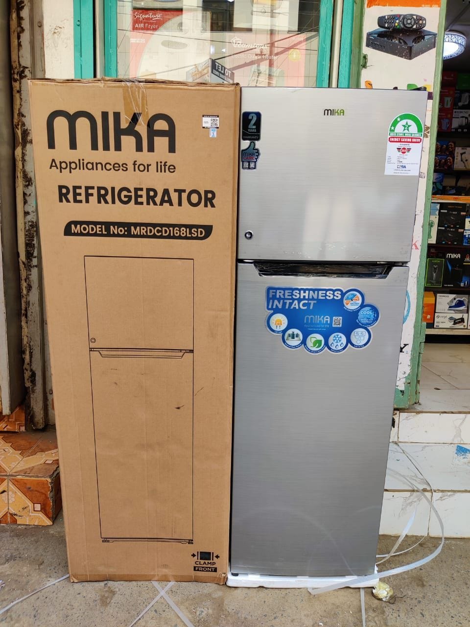 Best price for "Mika 168L Double Door Refrigerator – Energy Efficient ...