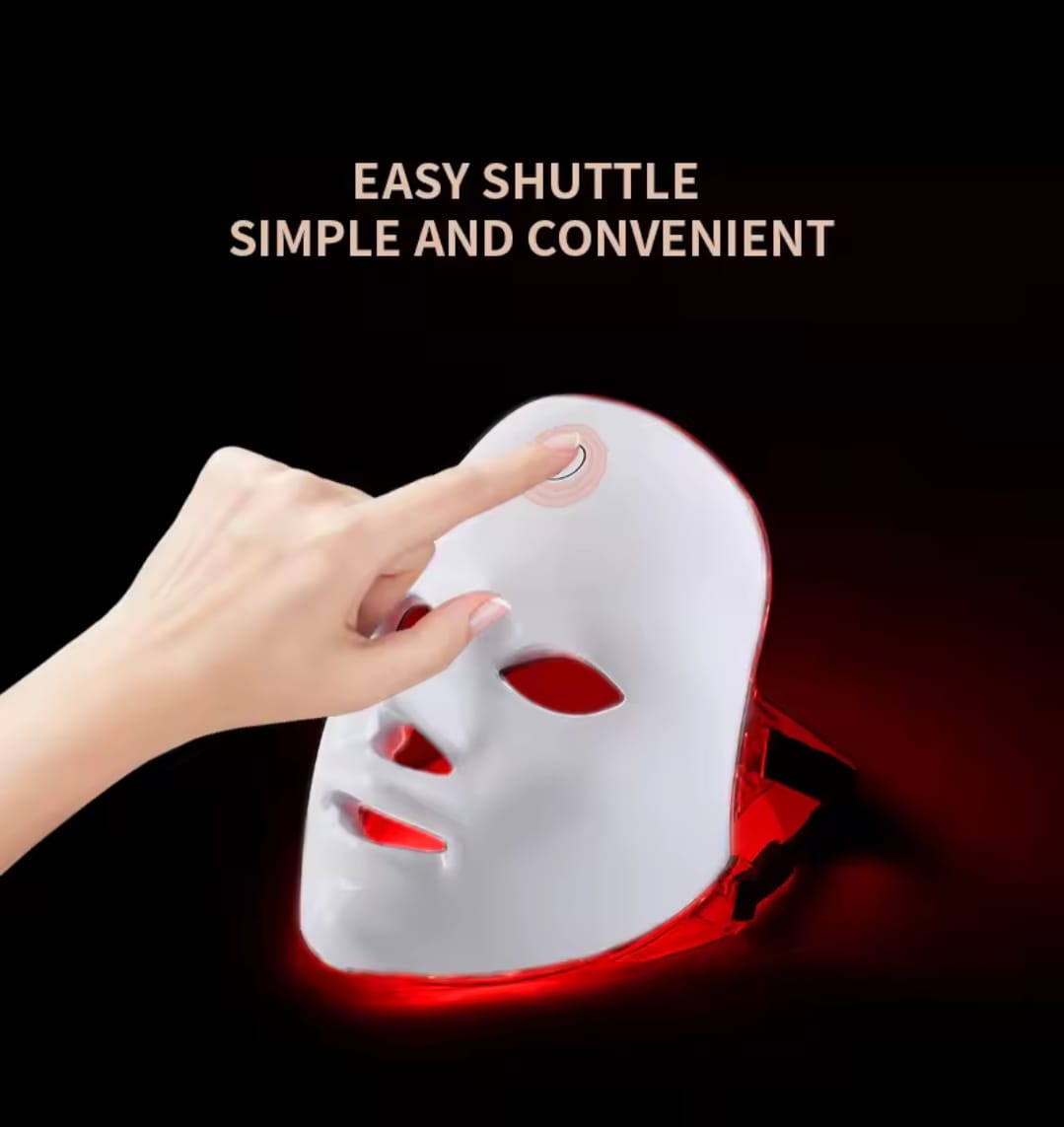 Best price for Wireless 7 Colors Light Led Facial Mask Red Light ...