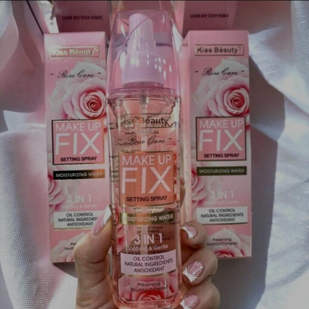Best price for Kiss Beauty Rose Care Make Up Fix Setting Spray 3 In 1 Makeup Color-rose care ...